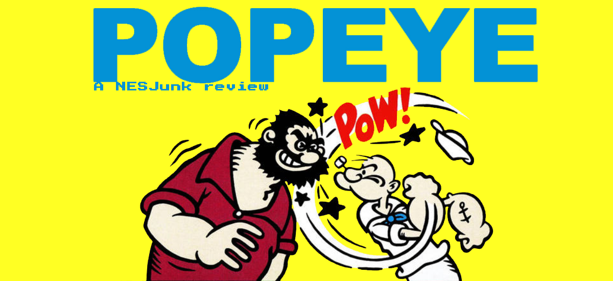 Popeye (1986) NES Game Review: More Than You Can Shake a Candy Stick At ...