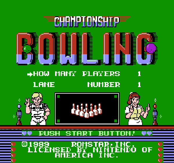 How to Bowl a 300 Every Game in Championship Bowling (NES, 1989) – NESJunk