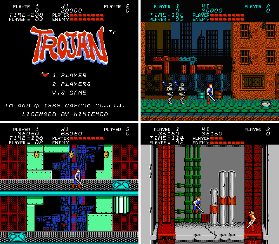 Trojan (1987) NES Game Review – NESJunk